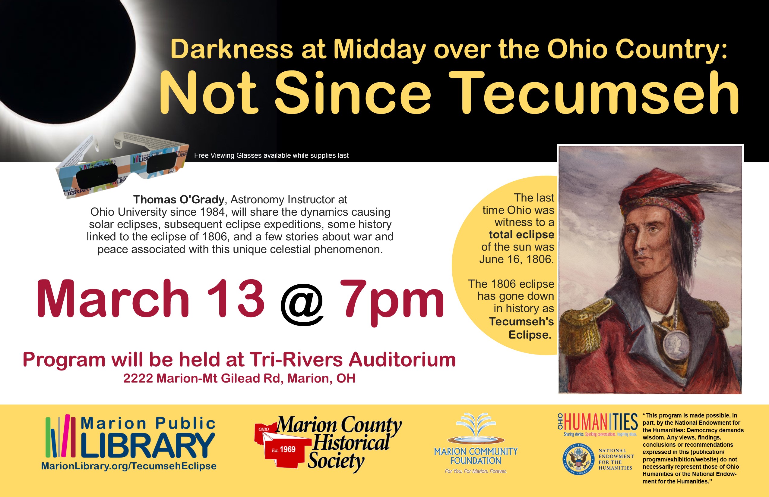 Not Since Tecumseh - Marion Community Foundation